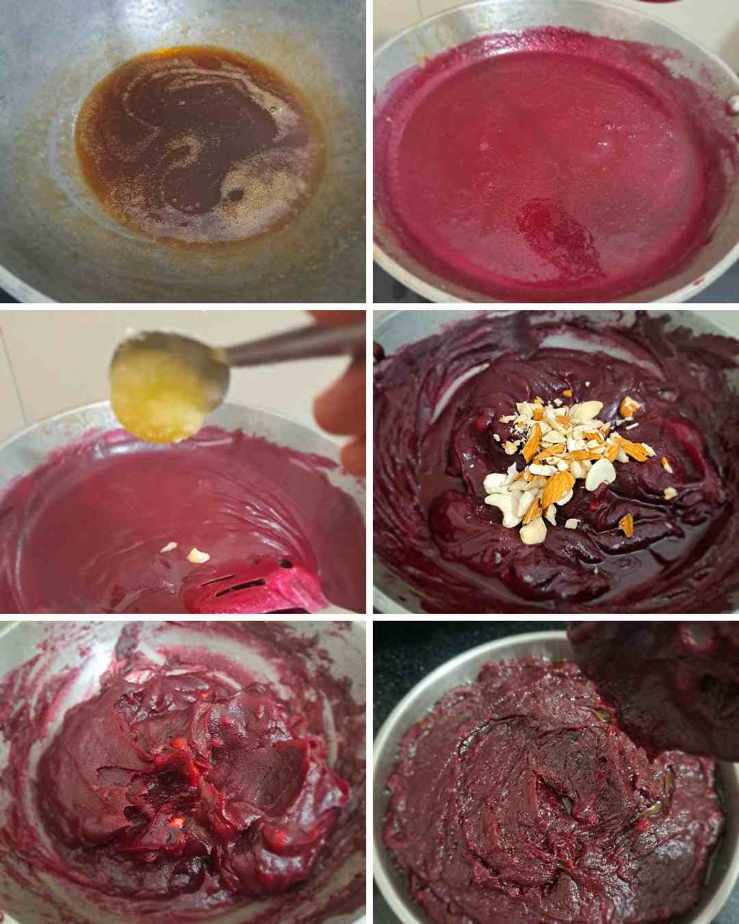 Beetroot Halwa with Jaggery (No Milk, Sliceable Sweet)
